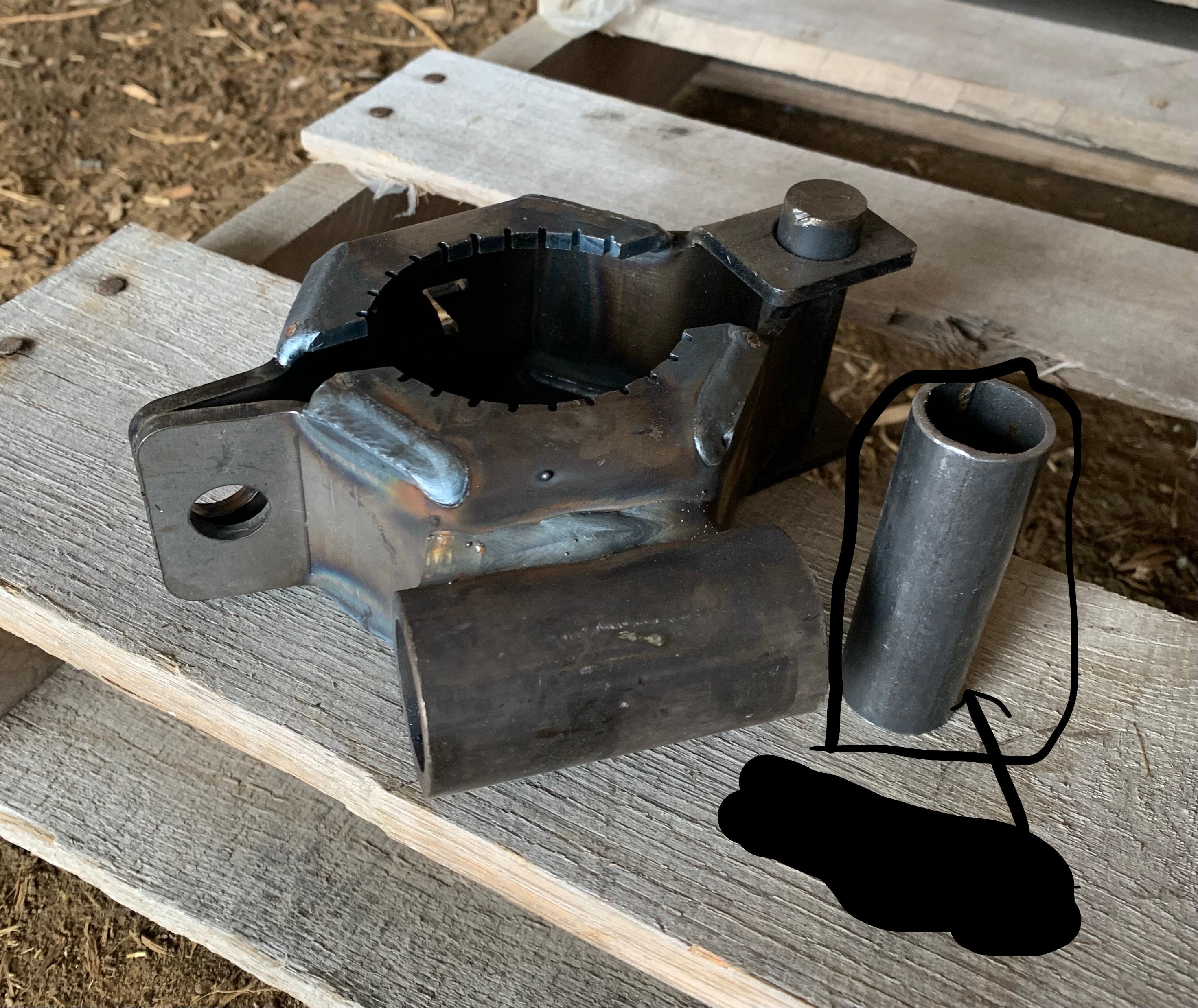Gate Hinge Reducer for Side Bushing – Maddock Ranch Supply