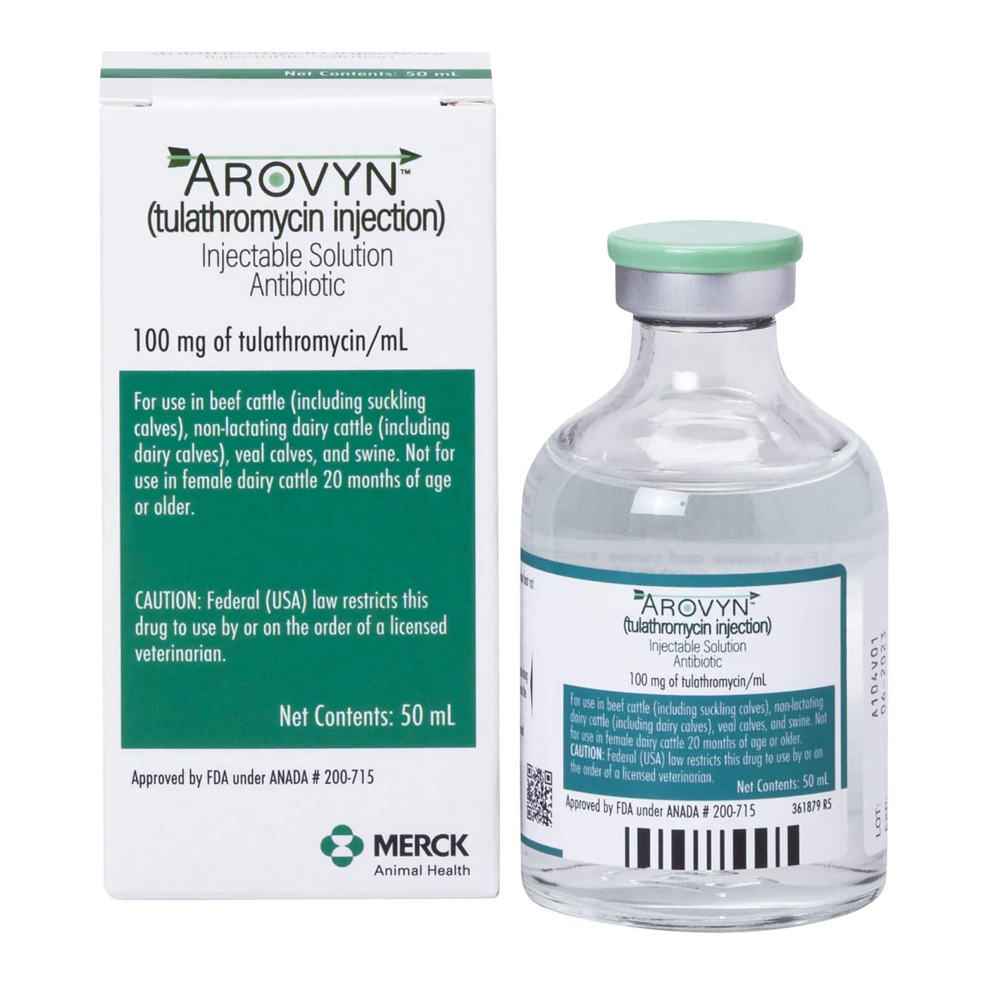 Arovyn (Tulathromycin) Injectable - 500ML - RX – Maddock Ranch Supply